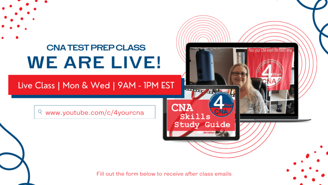YouTube Live Class Sign Up - 4YourCNA